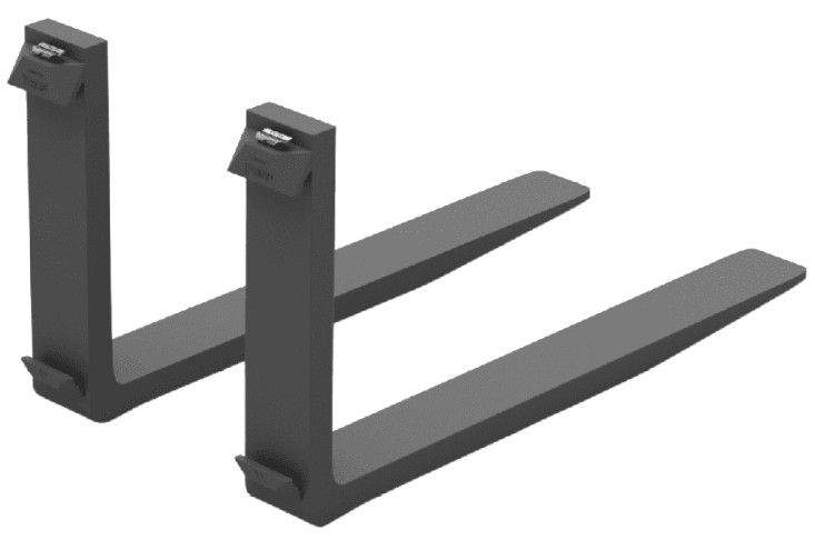 VETTER Gabelzinken 80 x 40 x 2.000 mm mit ISO 2A Aufhängung